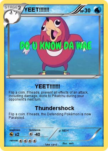 Pokémon YEET 93 93 - YEET!!!!!!! - My Pokemon Card