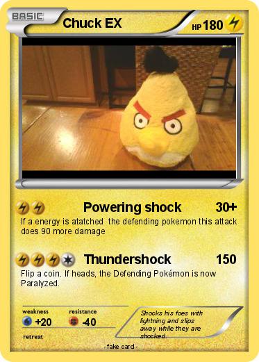 Pokémon Chuck EX - Powering shock - My Pokemon Card