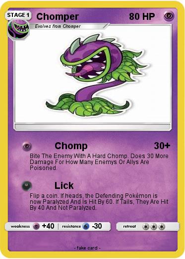 Pokémon Chomper 190 190 - Chomp - My Pokemon Card