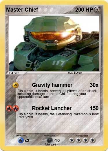 Pokémon Master Chief 1980 1980 - Gravity hammer - My Pokemon Card