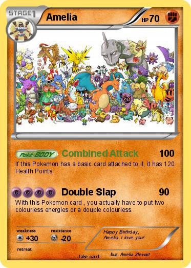 Pokémon Amelia 58 58 - Combined Attack - My Pokemon Card