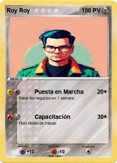 Pokémon Roy Roy - Puesta en Marcha - Mi carta pokémon