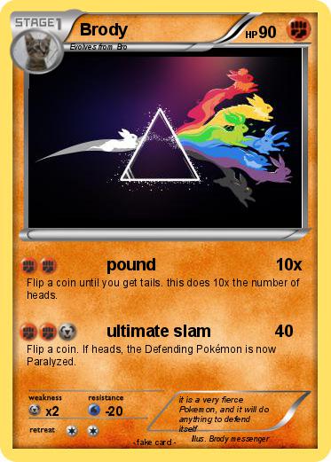 Pokémon Brody 104 104 - pound - My Pokemon Card