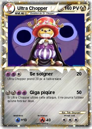 Pokémon Ultra Chopper - Se soigner - Ma carte Pokémon