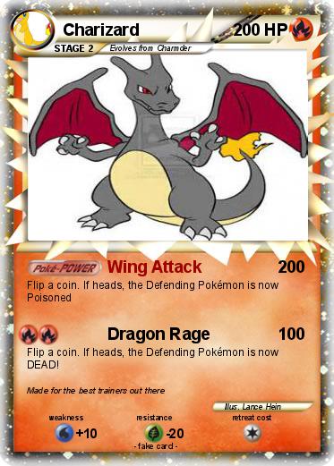 Pokémon Charizard 5502 5502 - Wing Attack - My Pokemon Card