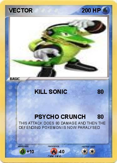 Pokémon VECTOR 73 73 - KILL SONIC - My Pokemon Card