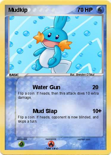 Pokémon Mudkip 548 548 - Water Gun - My Pokemon Card