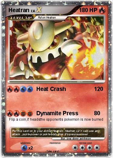 Pokémon Heatran 804 804 - Heat Crash - My Pokemon Card