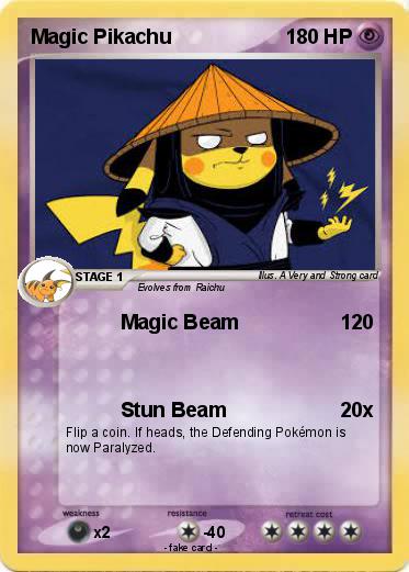 Pokémon Magic Pikachu 2 2 - Magic Beam - My Pokemon Card