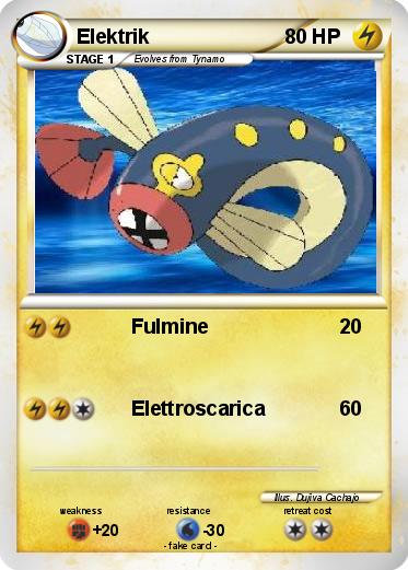 Pokémon Elektrik 14 14 - Fulmine - My Pokemon Card