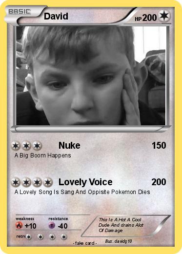Pokémon David 1462 1462 - Nuke - My Pokemon Card