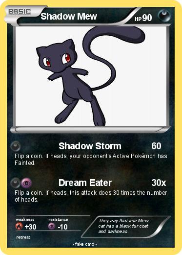 Pokémon Shadow Mew 139 139 - Shadow Storm - My Pokemon Card