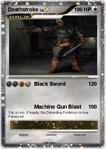 Pokémon Deathstroke 53 53 - Black Sword - My Pokemon Card