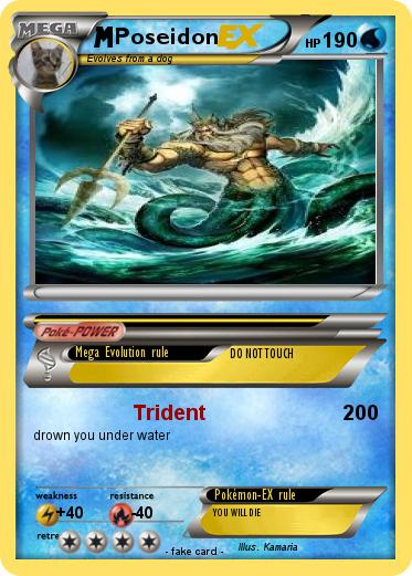 Pokémon Poseidon 868 868 - Trident - My Pokemon Card