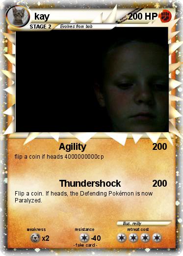 Pokémon kay 72 72 - Agility - My Pokemon Card