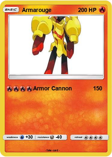 Pokémon Armarouge - Armor Cannon - My Pokemon Card