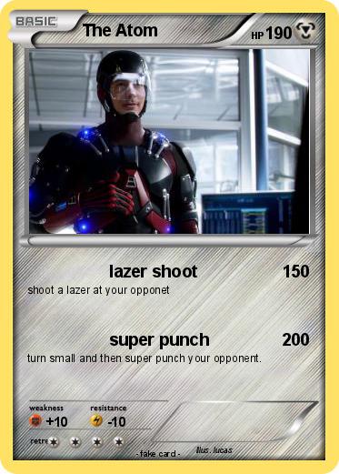 Pokémon The Atom - lazer shoot - My Pokemon Card