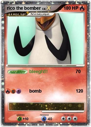 Pokémon rico the bomber - bleegh!!! - My Pokemon Card