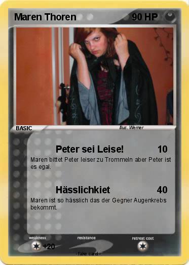 Pokémon Maren Thoren - Peter sei Leise! - My Pokemon Card