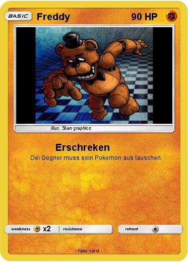 Pokémon Freddy 3701 3701 - Erschreken - My Pokemon Card