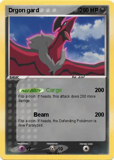 Pokémon Drgon gard - Carge - My Pokemon Card