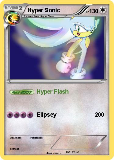 Pokémon Hyper Sonic 460 460 - Hyper Flash - My Pokemon Card