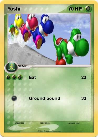 Pokémon Yoshi 593 593 - Eat - My Pokemon Card