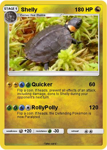 Pokémon Shelly 54 54 - Quicker - My Pokemon Card