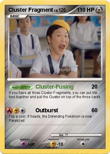 Pokémon Cluster Fragment - Cluster-Fusing - My Pokemon Card