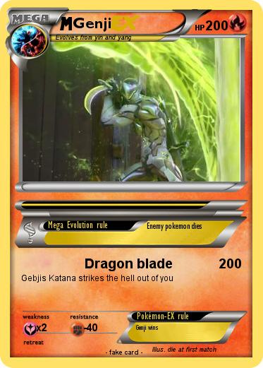 Pokémon Genji 147 147 - Dragon blade - My Pokemon Card
