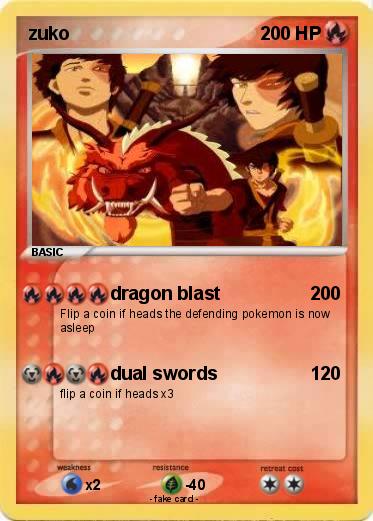 Pokémon zuko 116 116 - dragon blast - My Pokemon Card