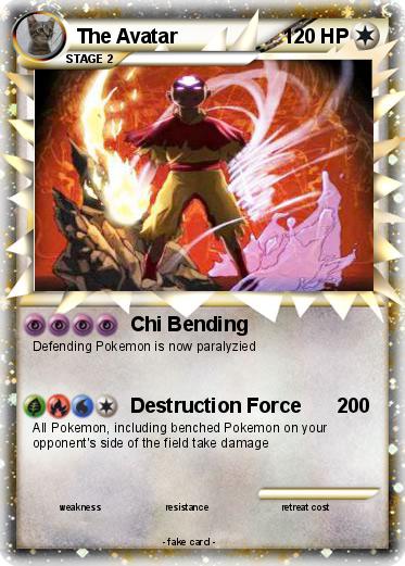 Pokémon The Avatar 4 4 - Chi Bending - My Pokemon Card