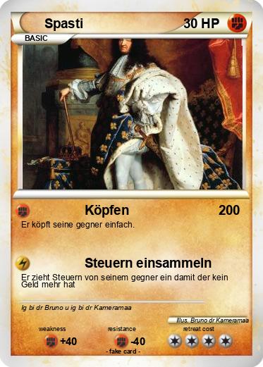 Pokémon Spasti 6 6 - Köpfen - My Pokemon Card