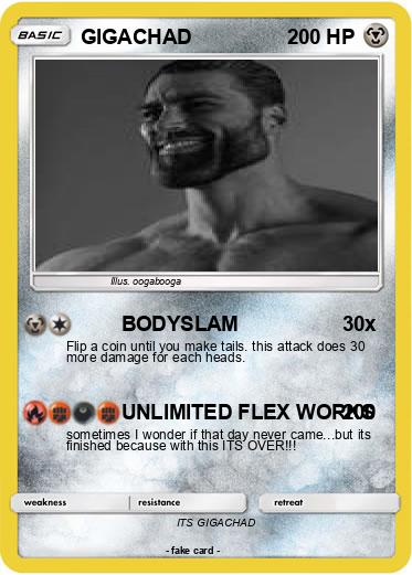 Pokémon GIGACHAD 302 302 - BODYSLAM - My Pokemon Card