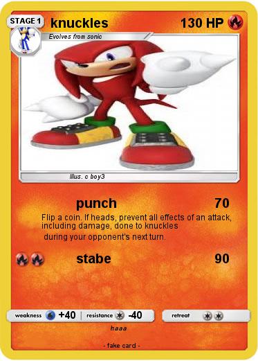 Pokémon knuckles 806 806 - punch - My Pokemon Card
