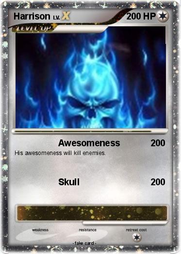 Pokémon Harrison 58 58 - Awesomeness - My Pokemon Card