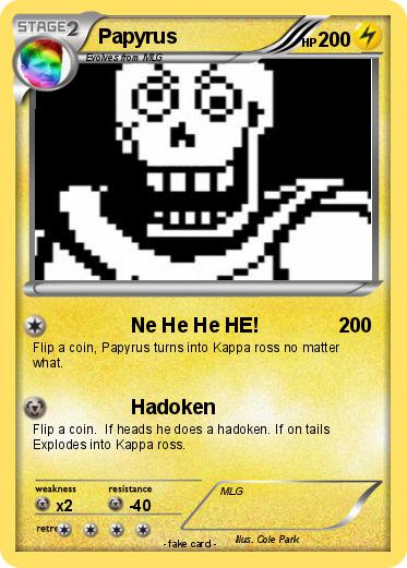 Pokémon Papyrus 70 70 - Ne He He HE! - My Pokemon Card