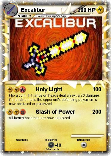 Pokémon Excalibur 103 103 - Holy Light - My Pokemon Card