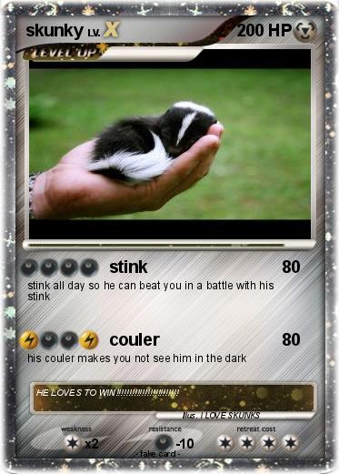 Pokémon skunky - stink - My Pokemon Card