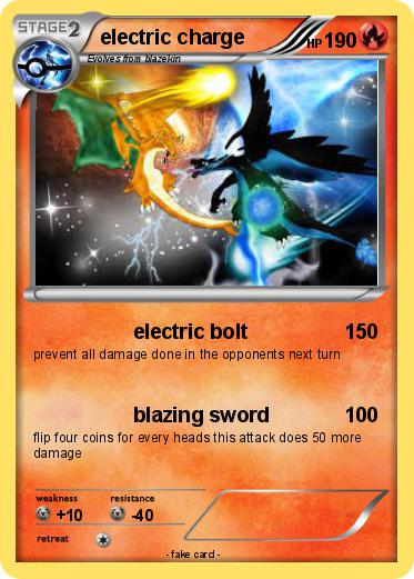 Pokémon electric charge 2 2 - electric bolt - My Pokemon Card