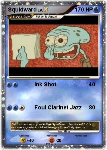 Pokémon Squidward 651 651 - Ink Shot - My Pokemon Card