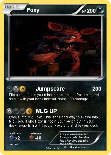 Pokémon Foxy 1638 1638 - Jumpscare - My Pokemon Card