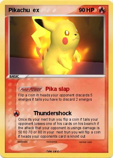 Pokémon Pikachu ex 151 151 - Pika slap - My Pokemon Card