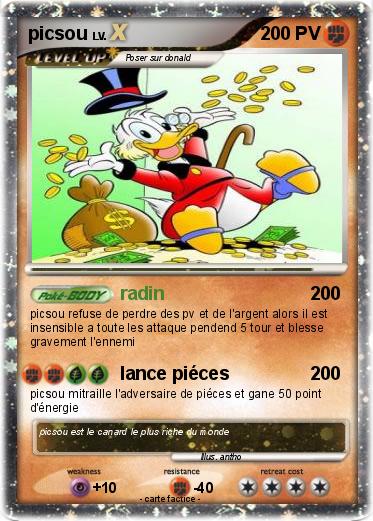 Pokémon picsou 47 47 - radin - Ma carte Pokémon