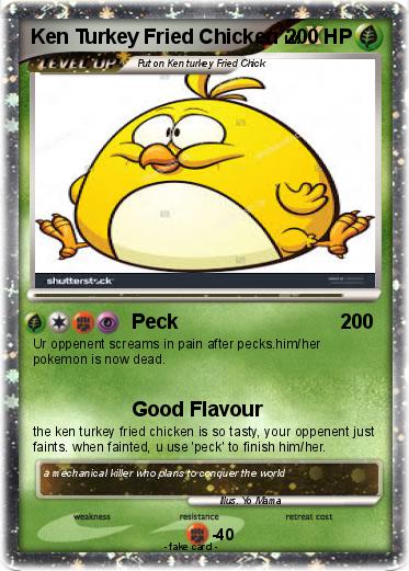 Pokémon Ken Turkey Fried Chicken - Peck - My Pokemon Card