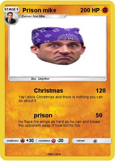 Pokémon Prison mike 2 2 - Christmas - My Pokemon Card