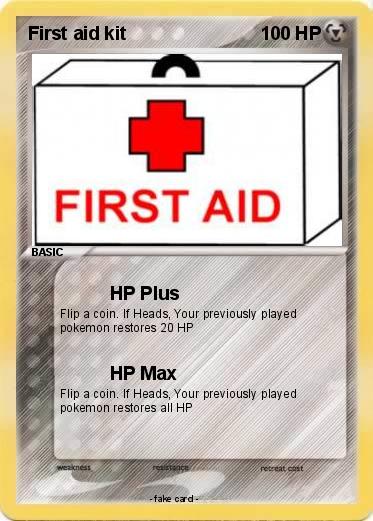 Pokémon First aid kit 1 1 - HP Plus - My Pokemon Card