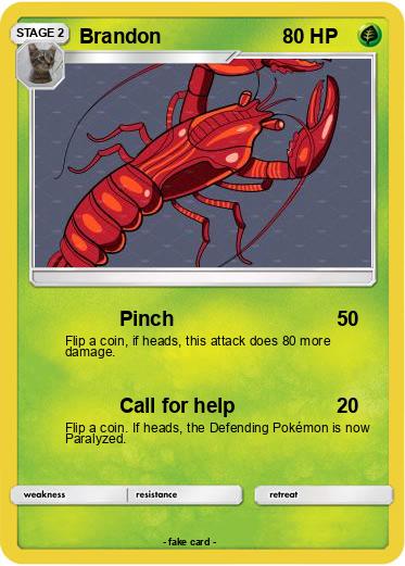 Pokémon Brandon 652 652 - Pinch - My Pokemon Card
