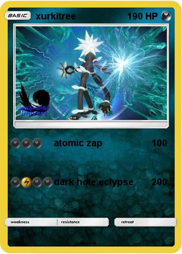 Pokémon xurkitree 14 14 - atomic zap - My Pokemon Card