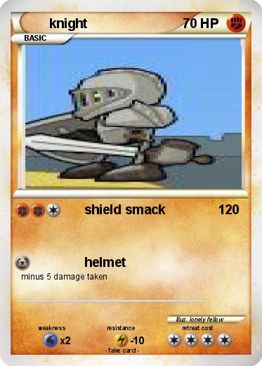 Pokémon knight 290 290 - shield smack - My Pokemon Card